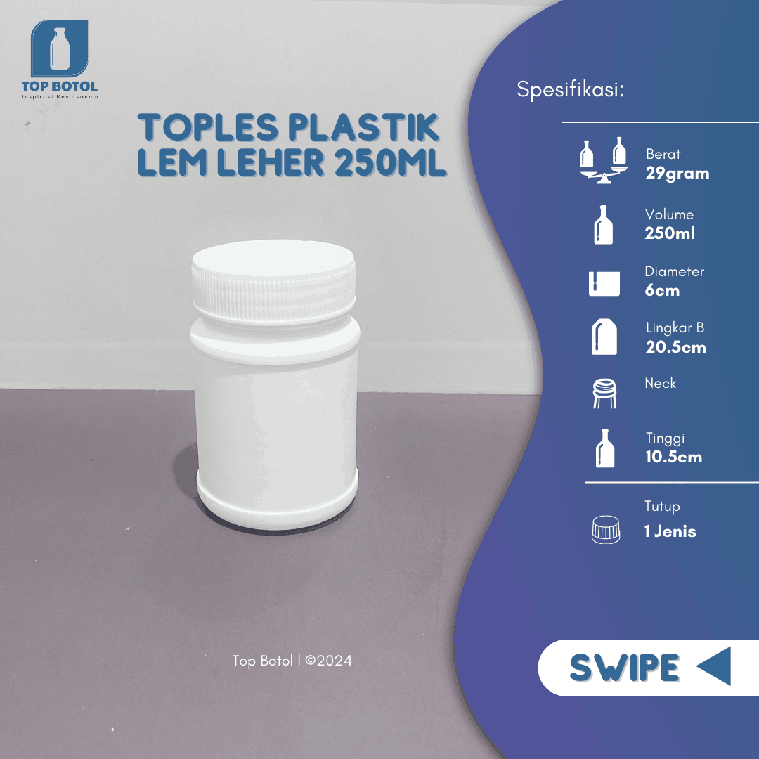 Lem 250 ml Leher - Top Botol Pusat